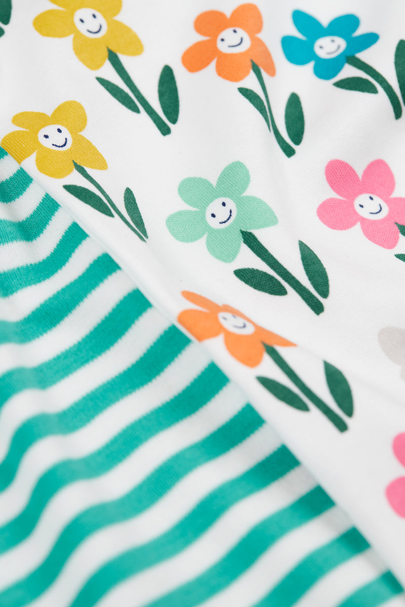 Frugi Fun Flowers Body 2pk – Pixie & Linus